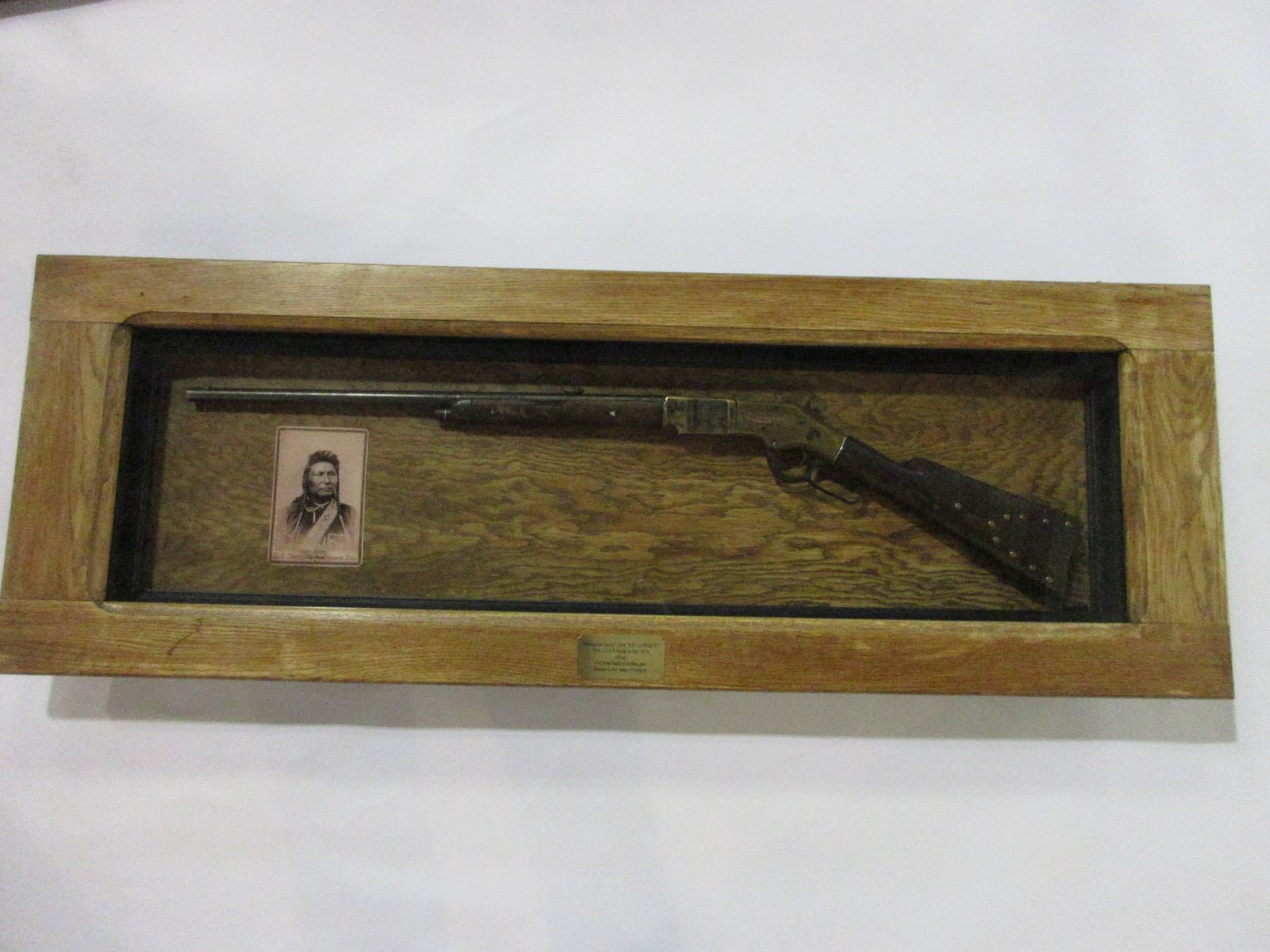 Winchester Model 1866 "Yellowboy" Rifle- 1876- .44- Brass Tacked Indian ...