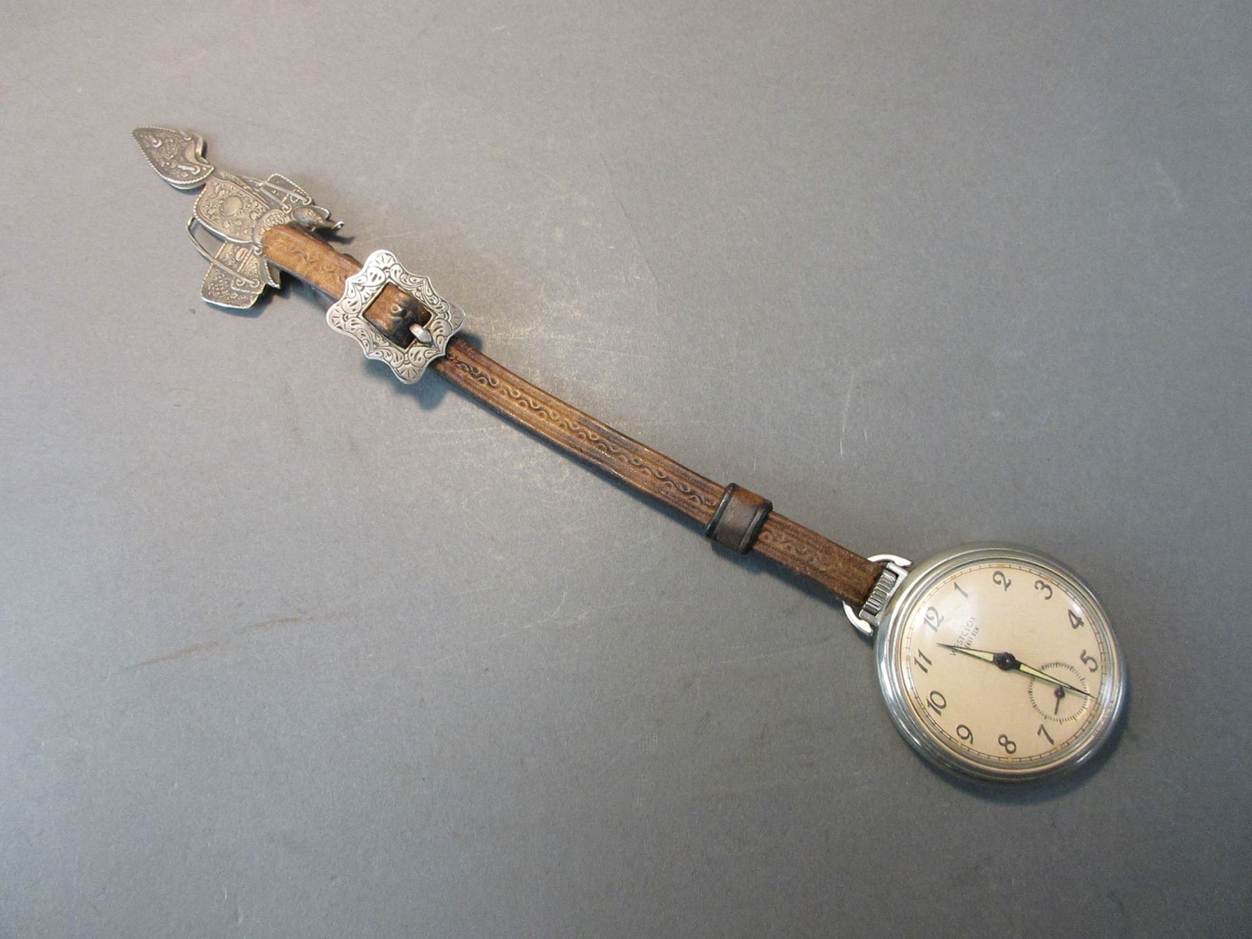 Round Up Saddle Made By Hamley + Co Pendleton Ore Watch Fob- F Schultz ...