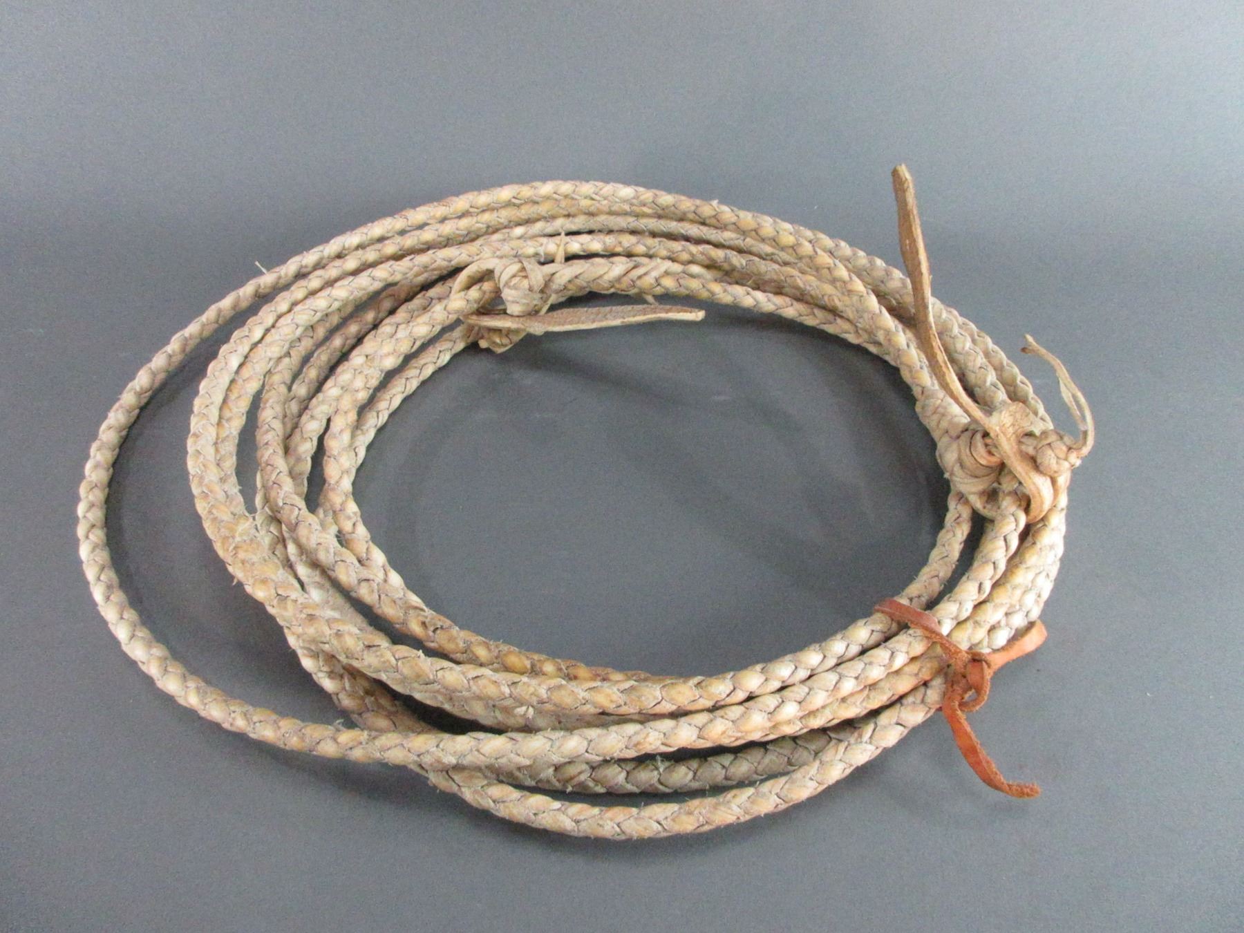 31' Braided Rawhide Riata