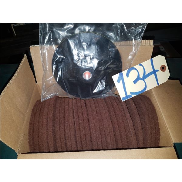 Velcro Pad 6 X 58 11 With Scotch Brite Disc25 Atelier Stcg Inc