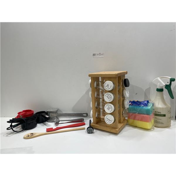 Assortment Of Kitchen Necessities Beck Auctions Inc