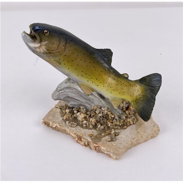 Sharon Simonson Bozeman Montana Trout Carving