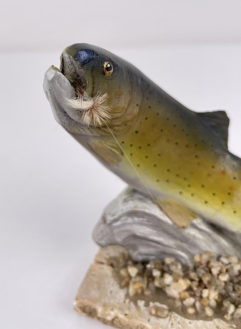 Sharon Simonson Bozeman Montana Trout Carving