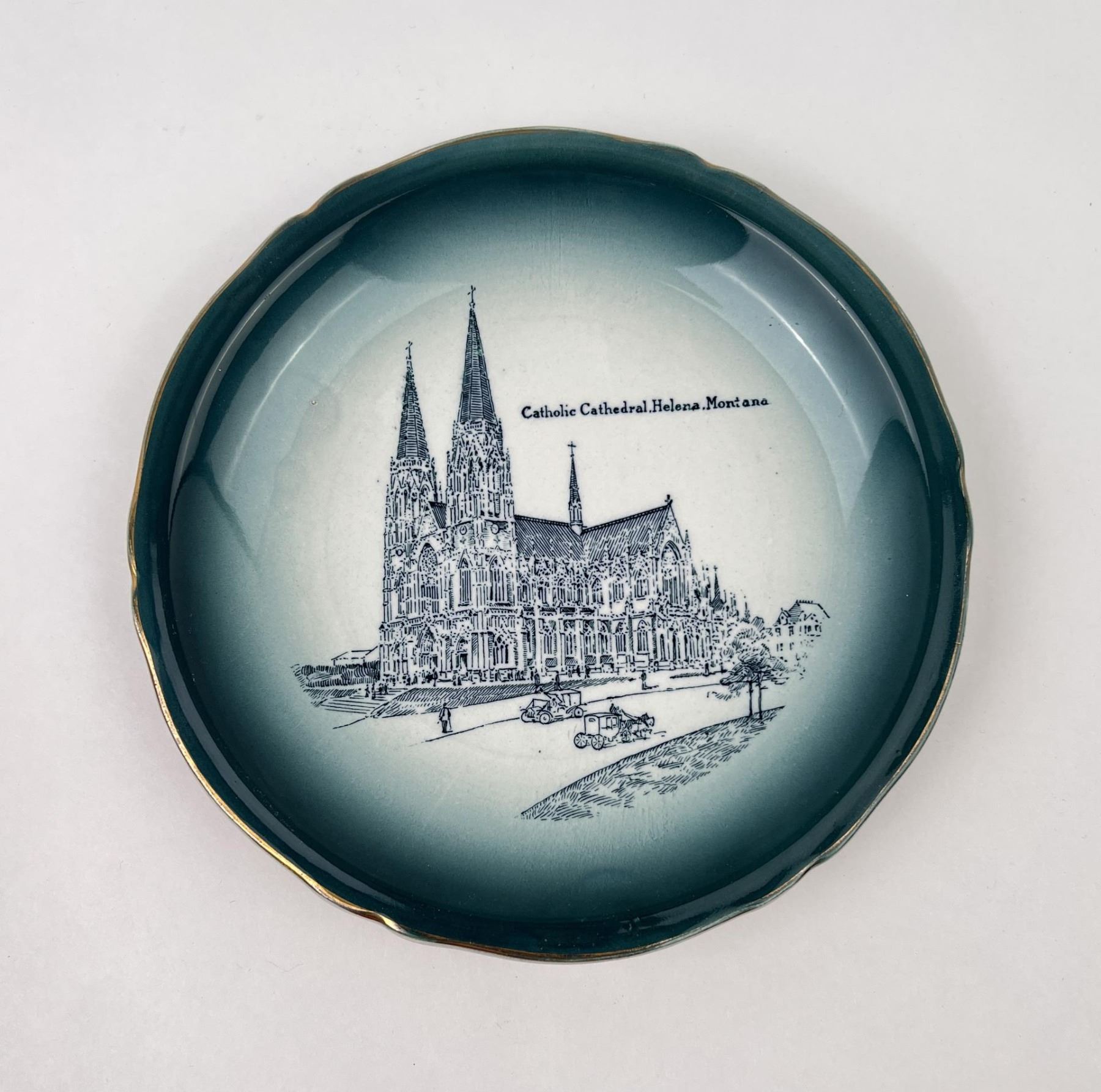 Catholic Cathedral Helena Montana Plate