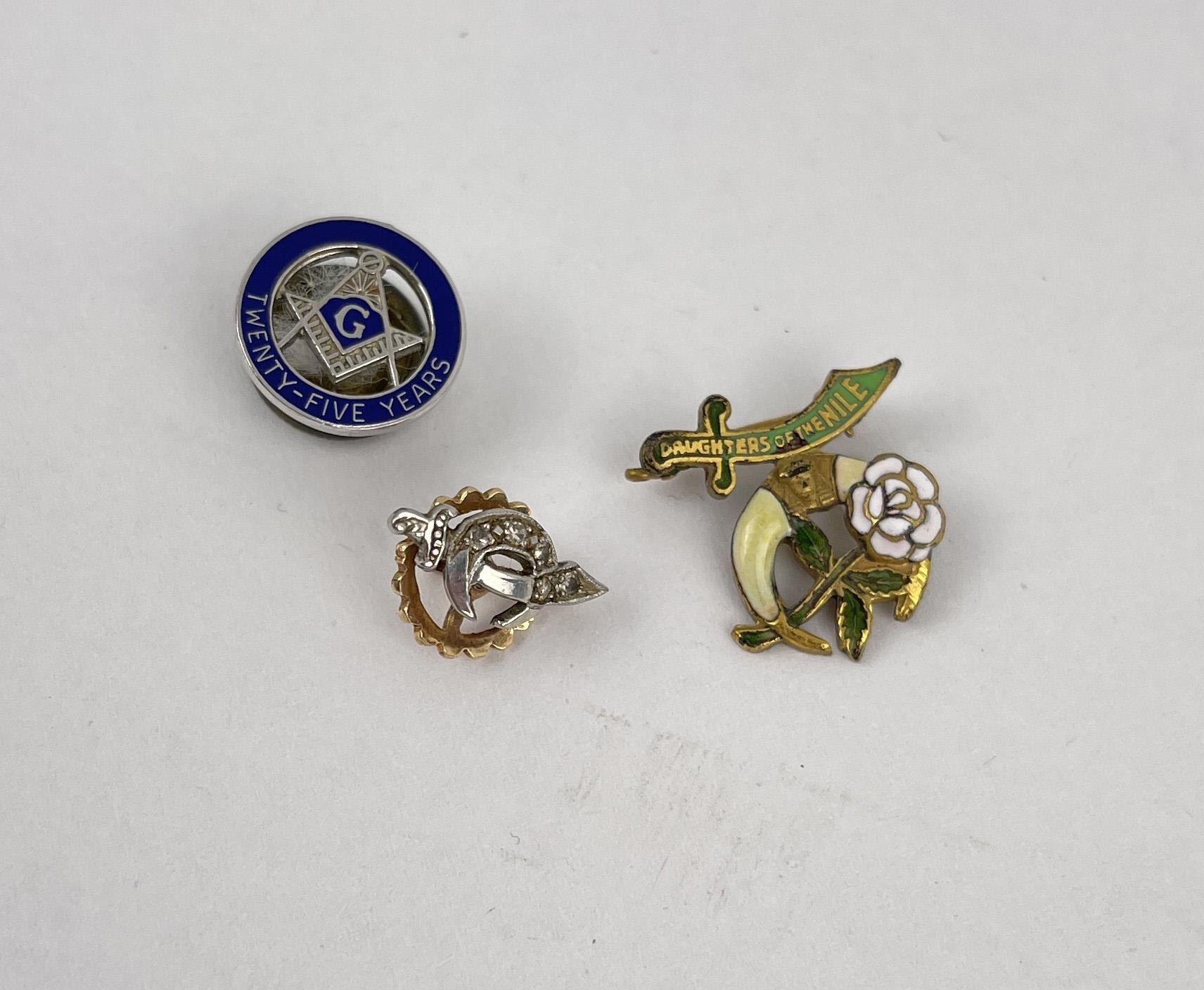 Collection of Masonic Shriners Pins