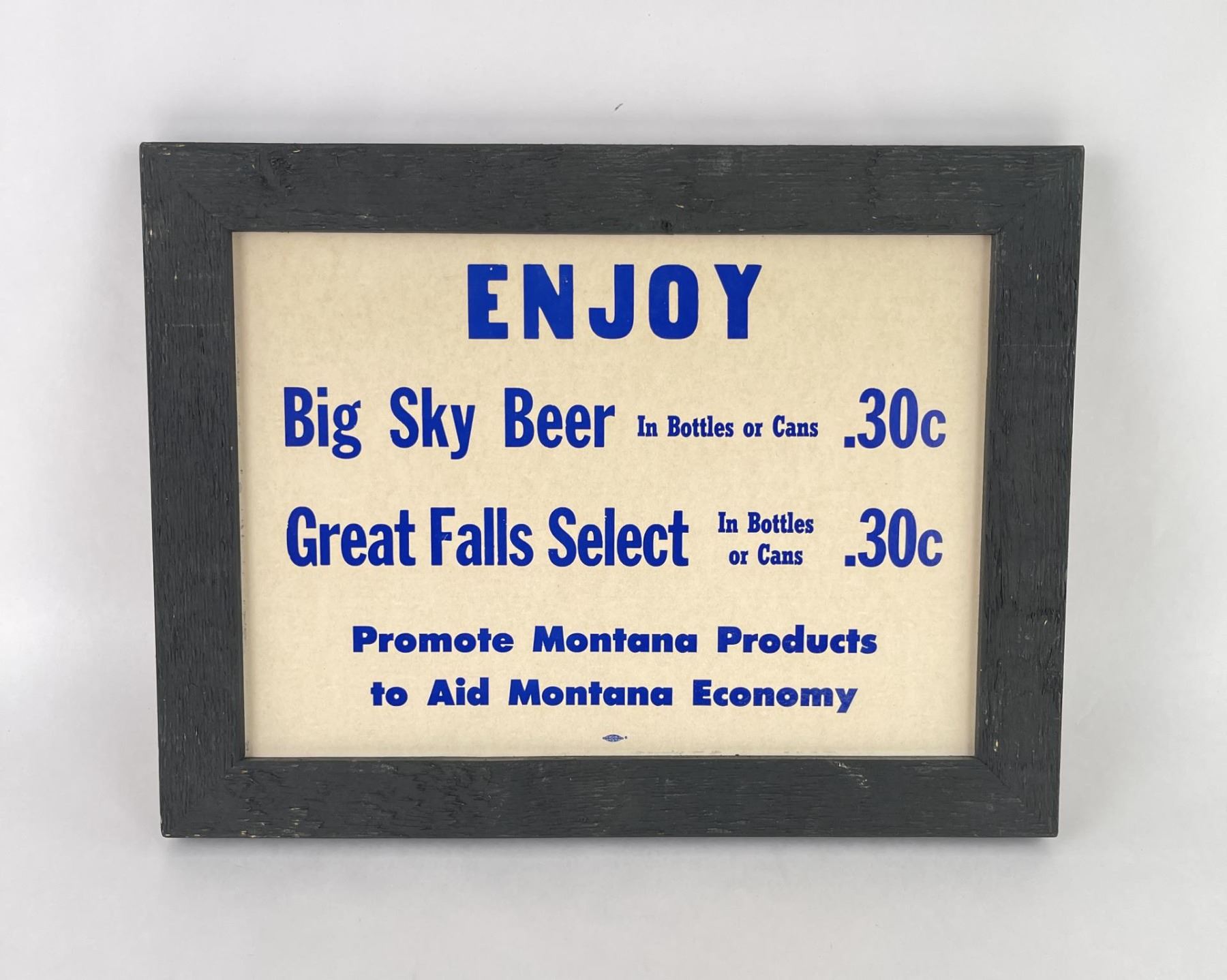 Great Falls Select Montana Beer Sign