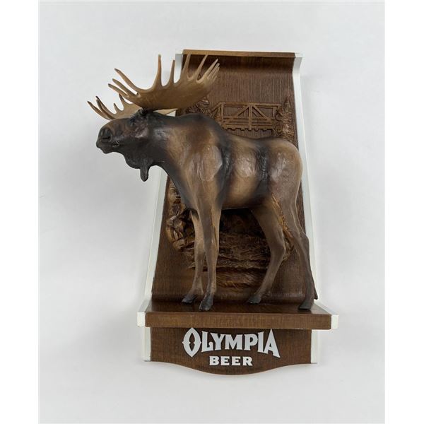 Olympia Beer Moose Sign