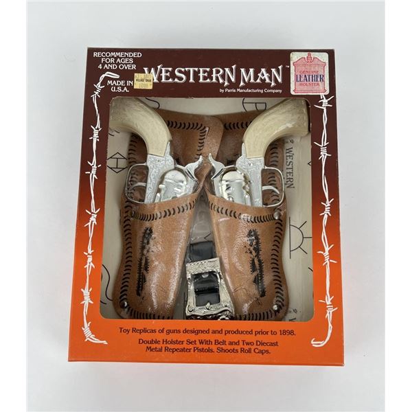 Parris Western Man Cap Gun Set