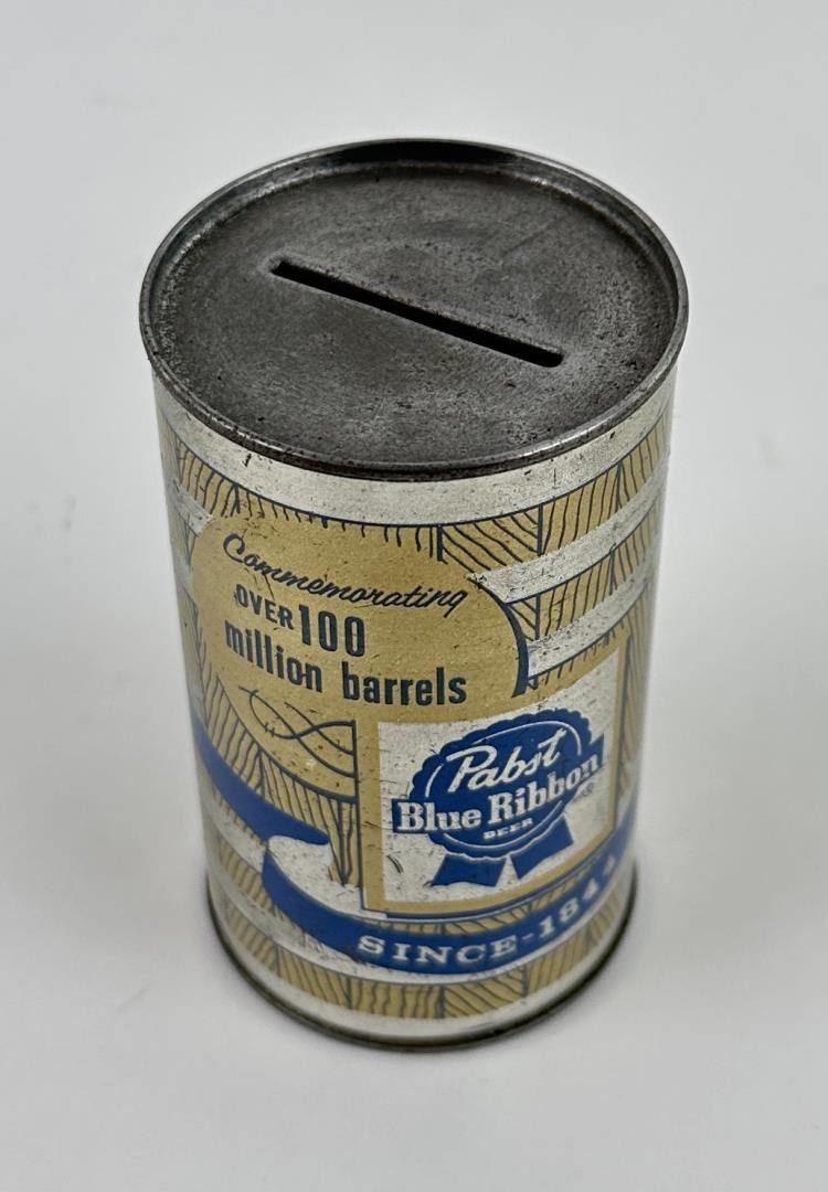 Pabst Blue Ribbon 100 Million Barrels Beer Can