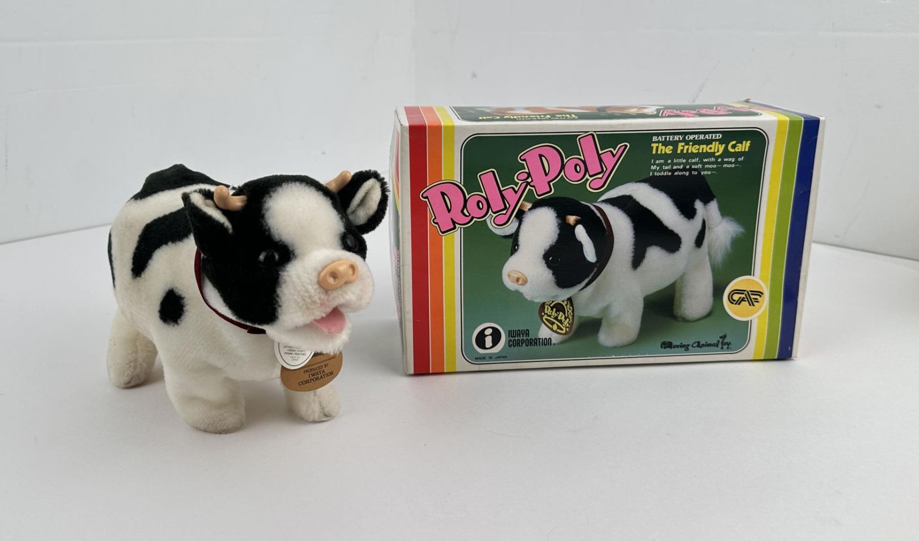 Iwaya Roly Poly Friendly Calf Toy