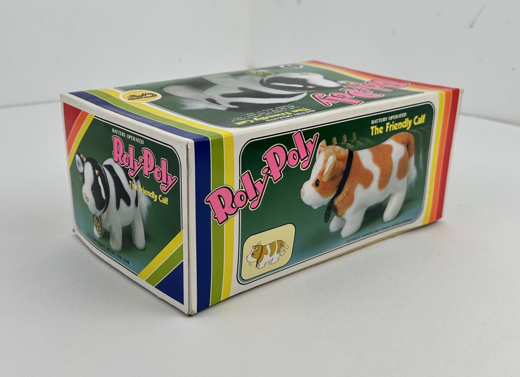 Iwaya Roly Poly Friendly Calf Toy
