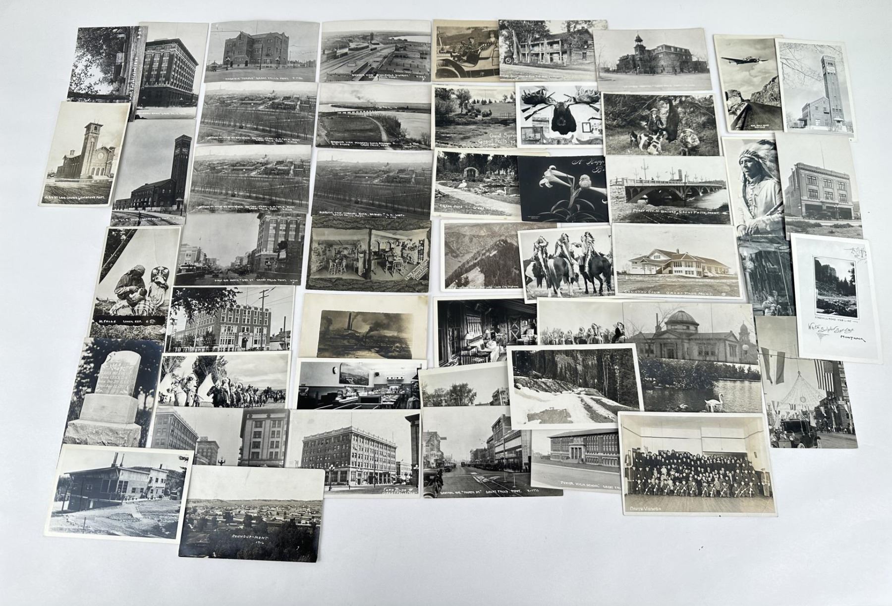 Collection of Antique Montana RPPC Postcards