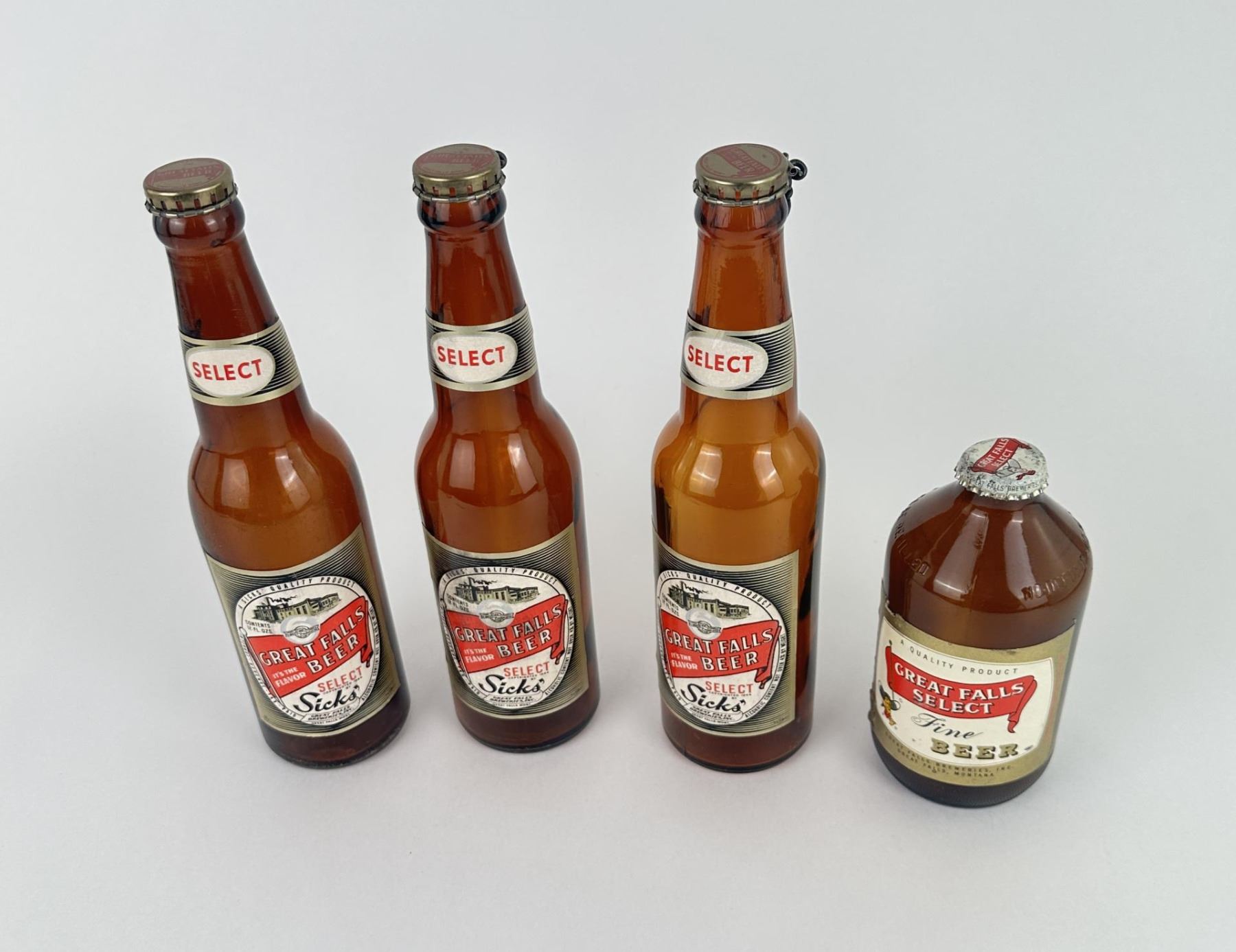 Great Falls Select Montana Beer Bottles