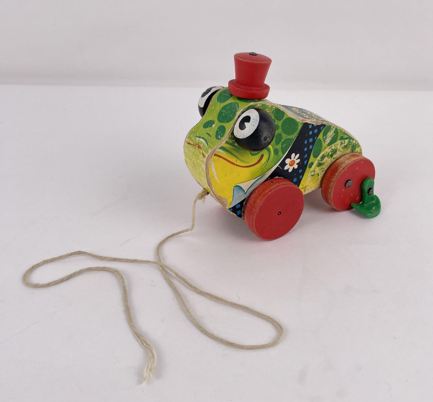 Fisher Price Grandpa Frog Pull Toy