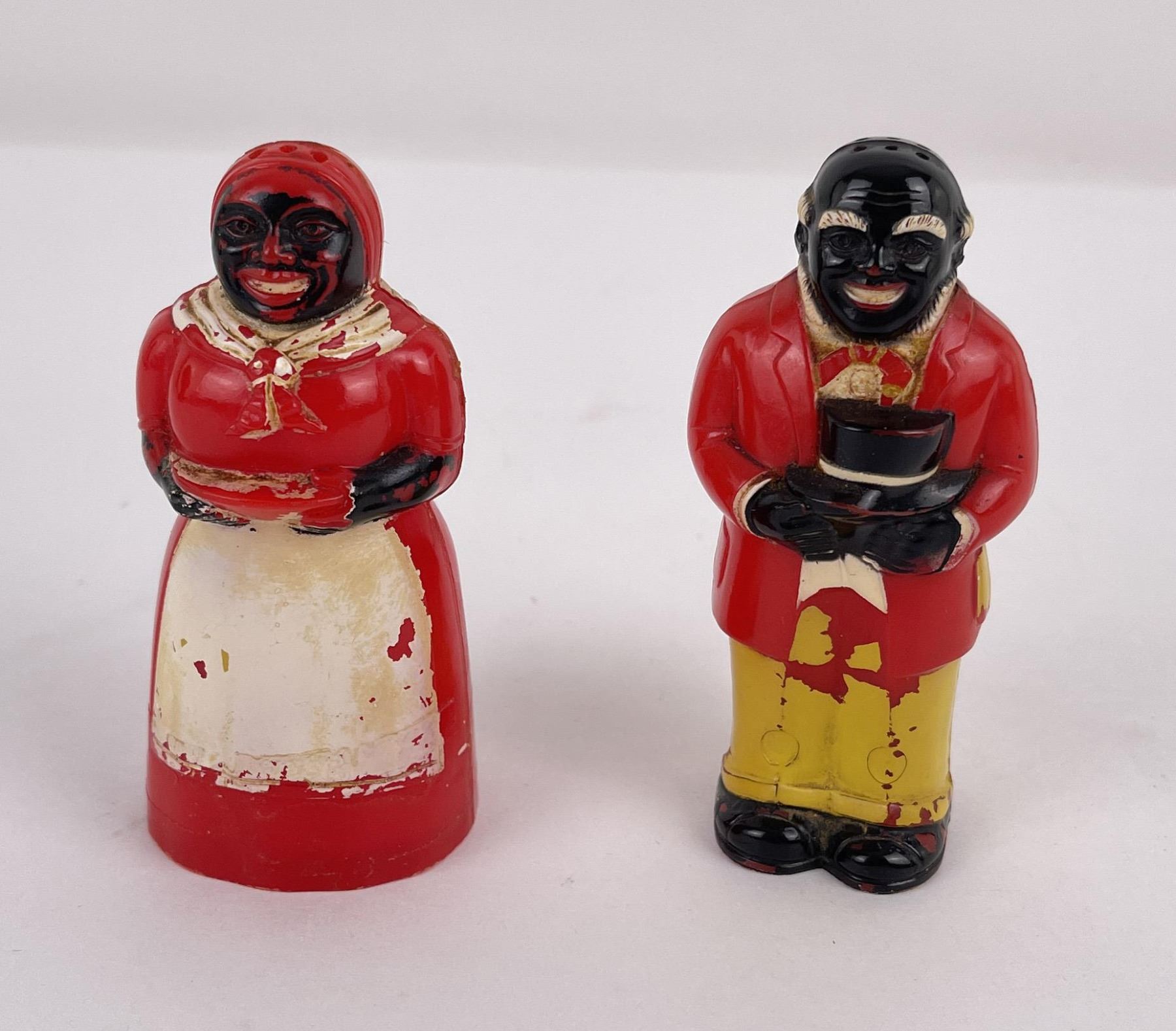 Black Americana Salt and Pepper Shakers