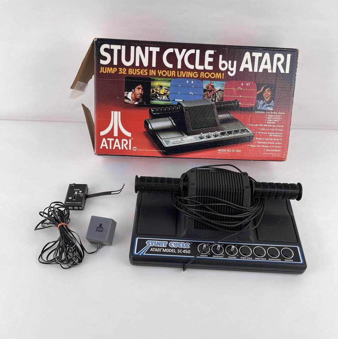 Atari Stunt Cycle Video Game Console