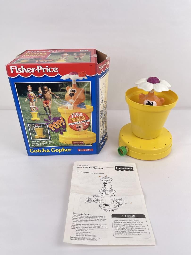 Fisher Price Gotcha Gopher Pop Up Sprinkler