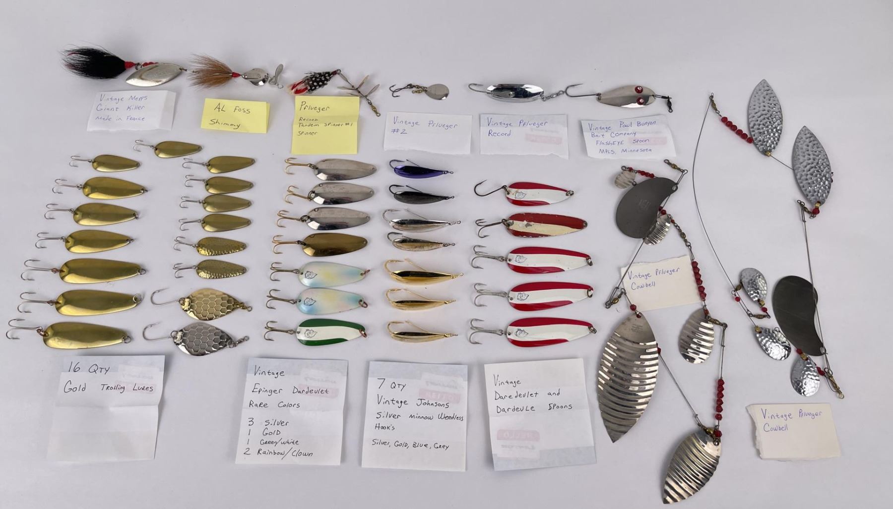 Collection of Vintage Fishing Lures