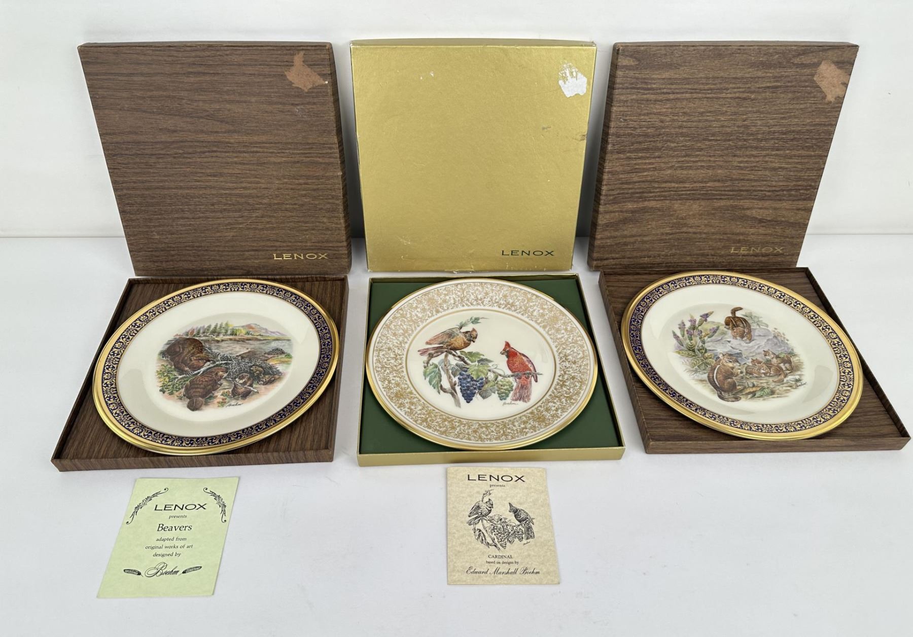 Lenox Boehm Bird Plates