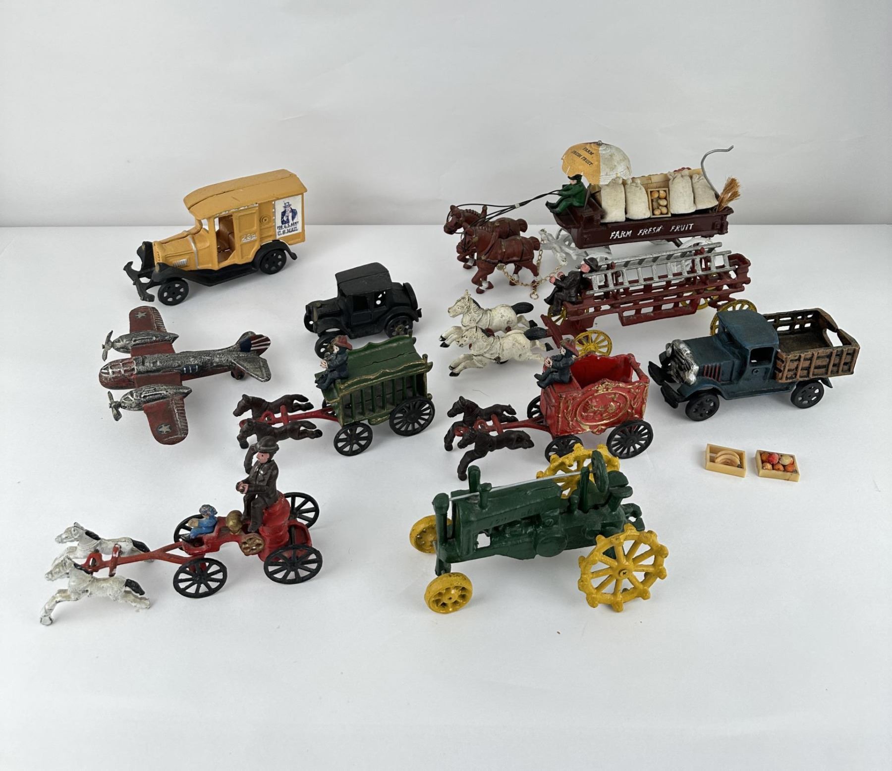 Group of Reproduction Cast Iron Toys
