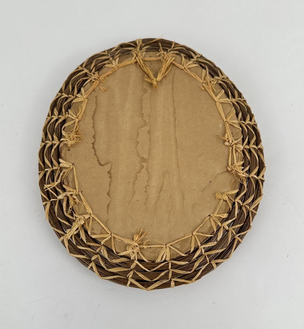 Native American Indian Pine Needle Basket Frame