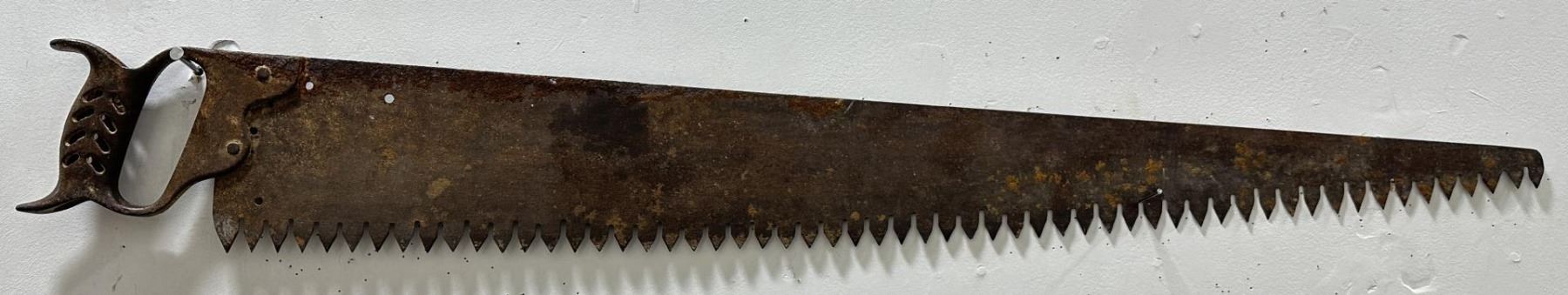 Antique Cast Iron Handle Saw