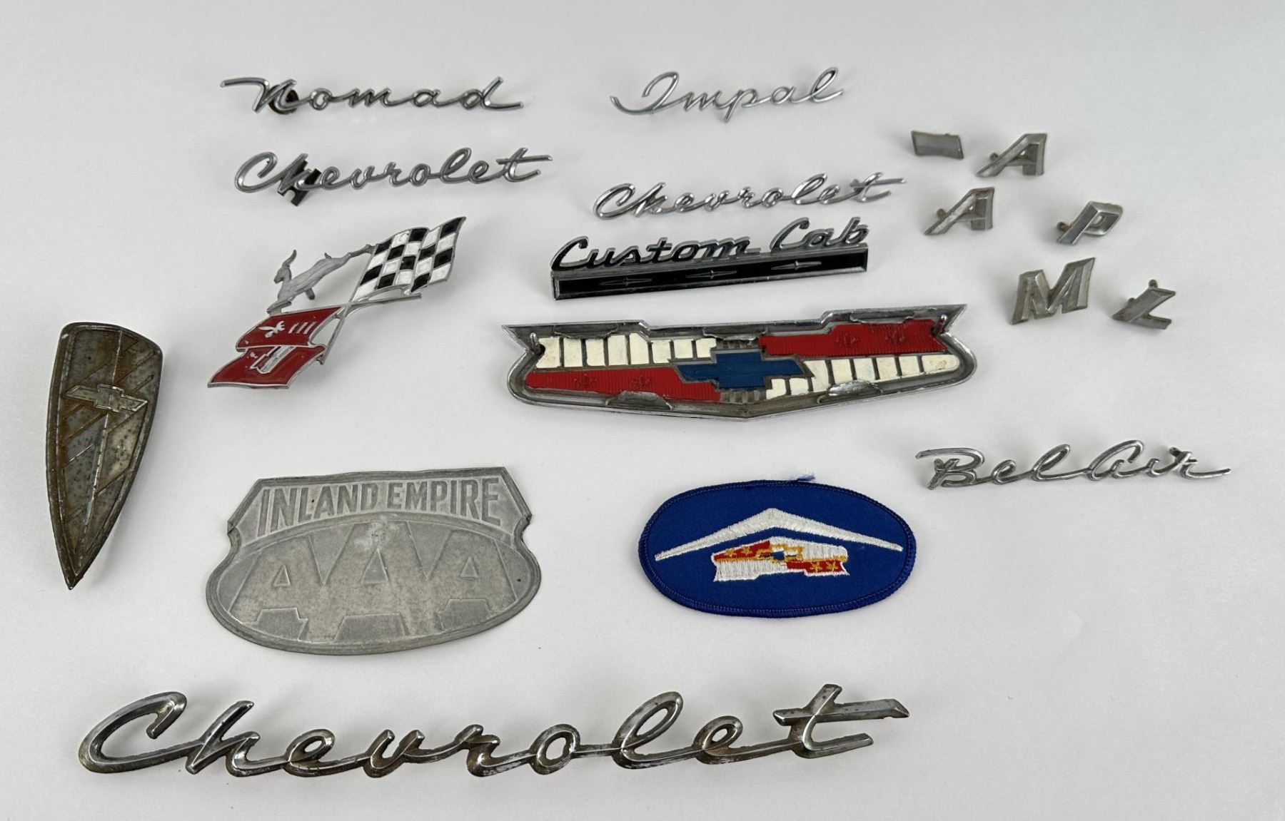 Collection of Car Emblems and Badges