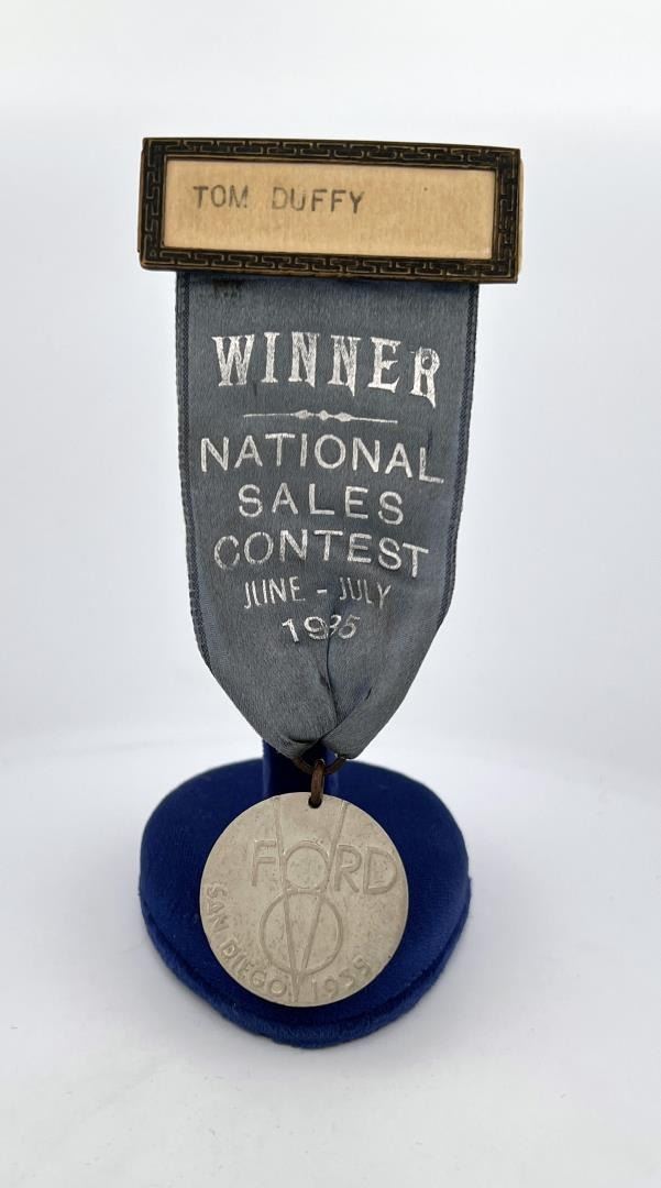 Ford V8 National Sales Contest Medal