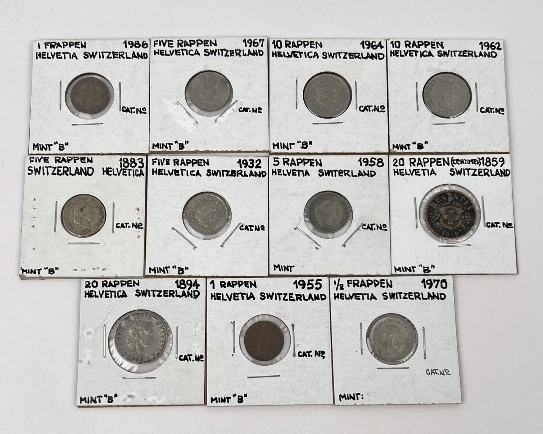 Collection of Swiss Coins