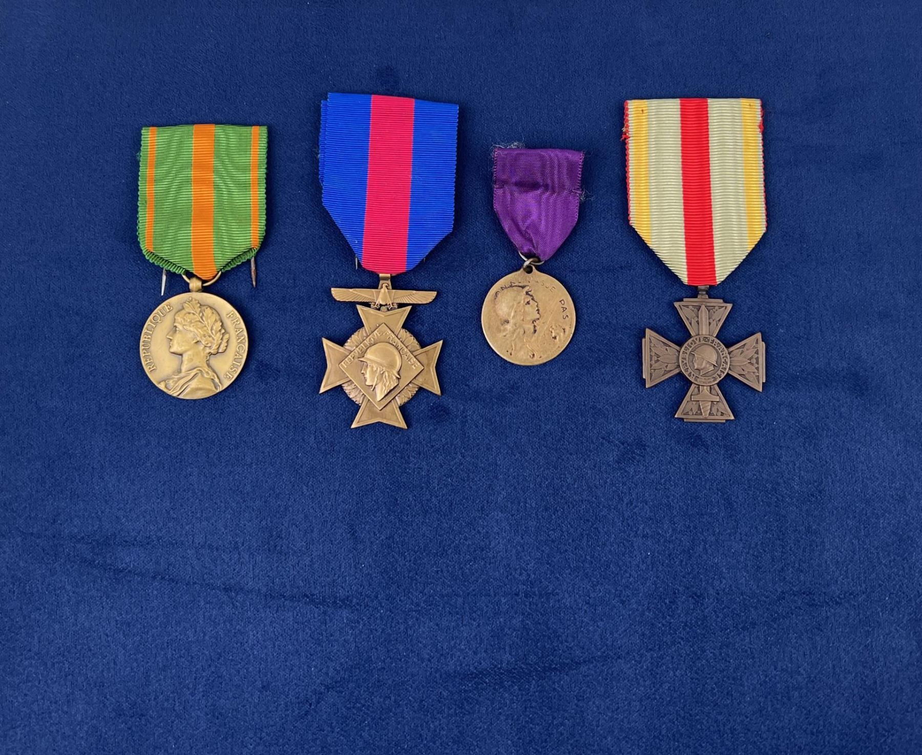 WWI WW1 WW2 French Medals