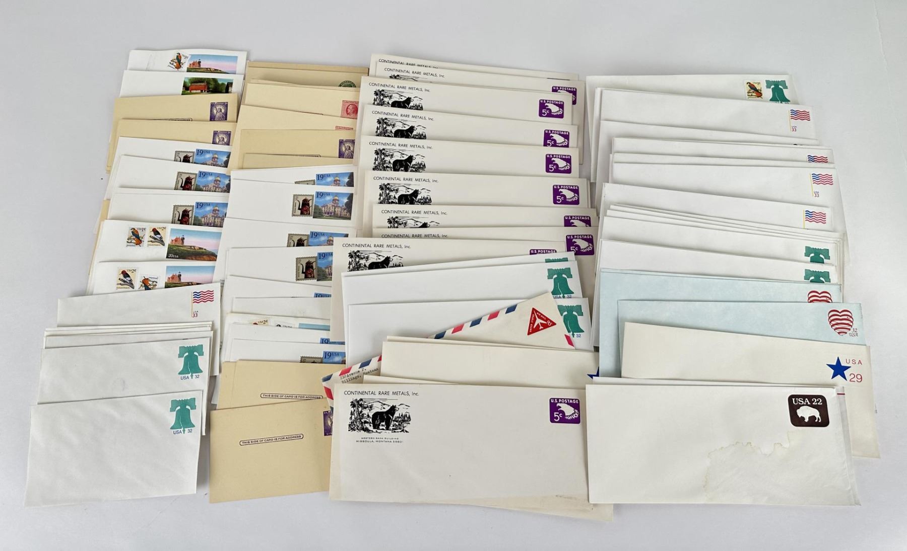 Collection of Stamped Envelopes