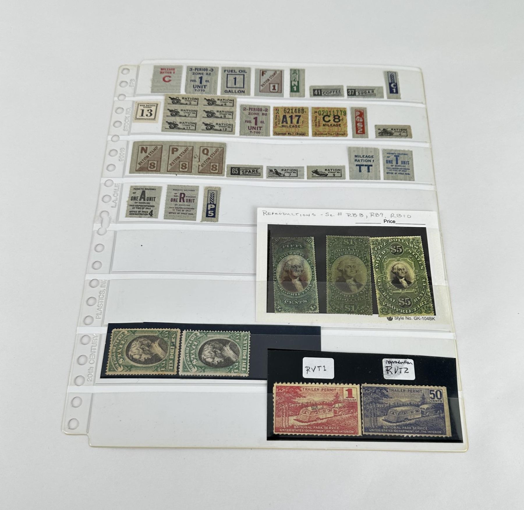 Collection of Revenue Tax Stamps
