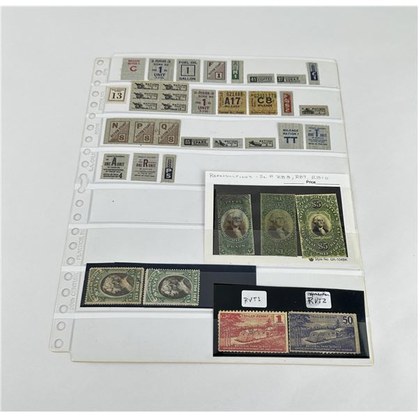 Collection of Revenue Tax Stamps