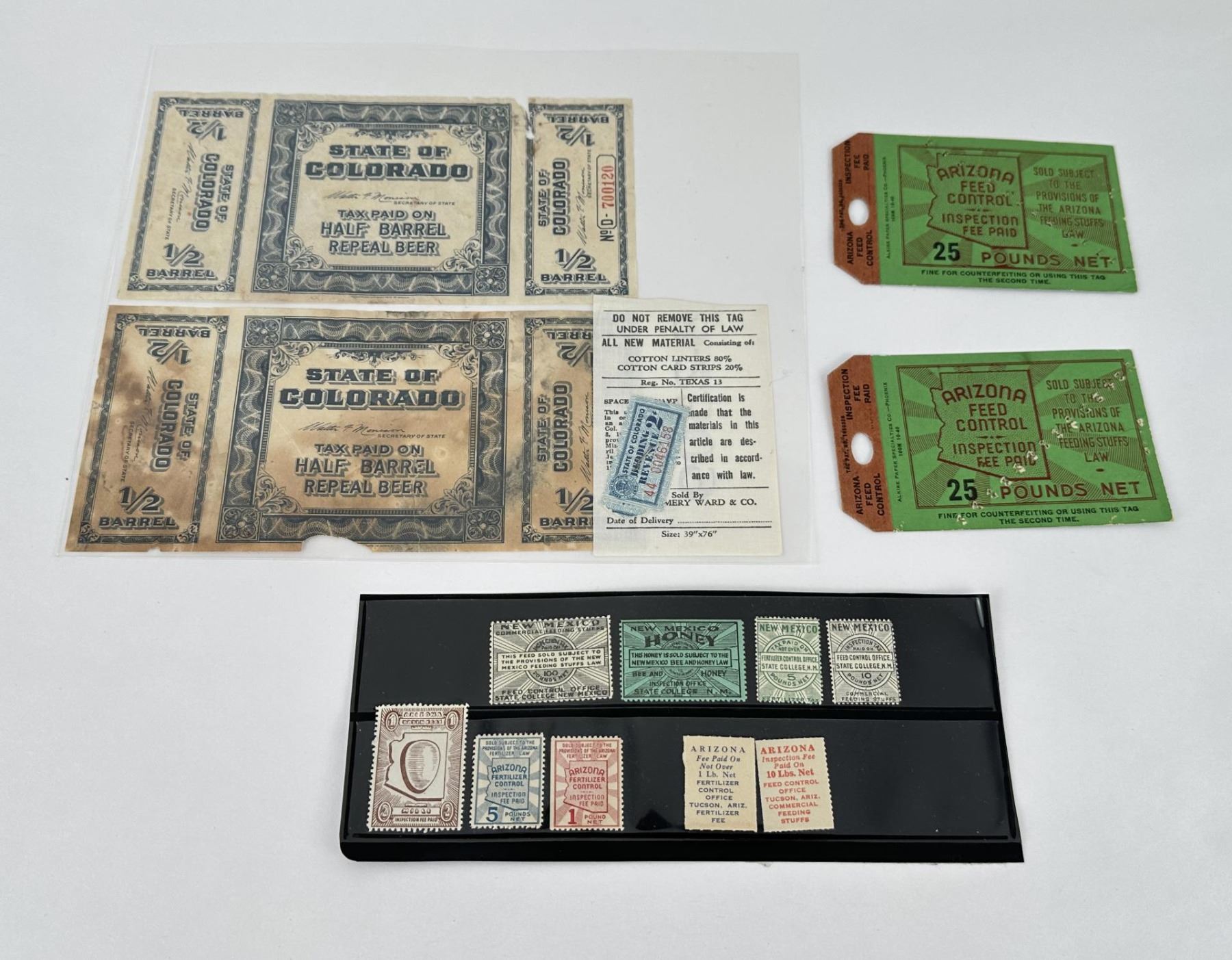 Collection of Revenue Tax Stamps