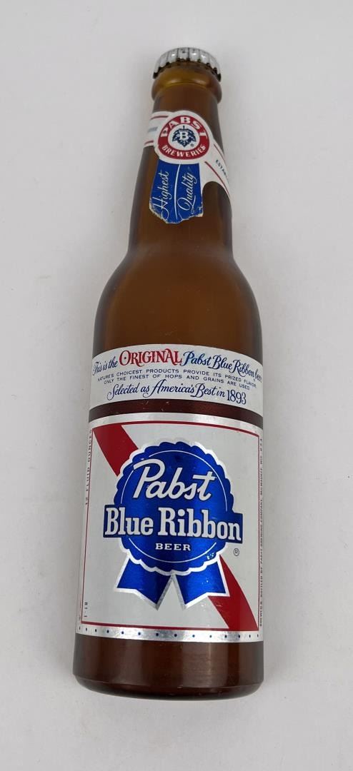 Pabst Blue Ribbon Bottle Sign