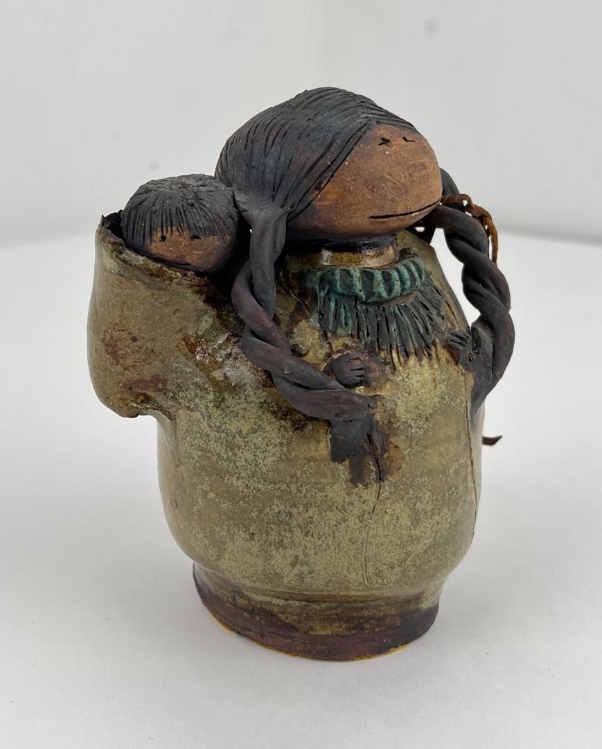 Val Knight Montana Studio Pottery Stoneware Figure