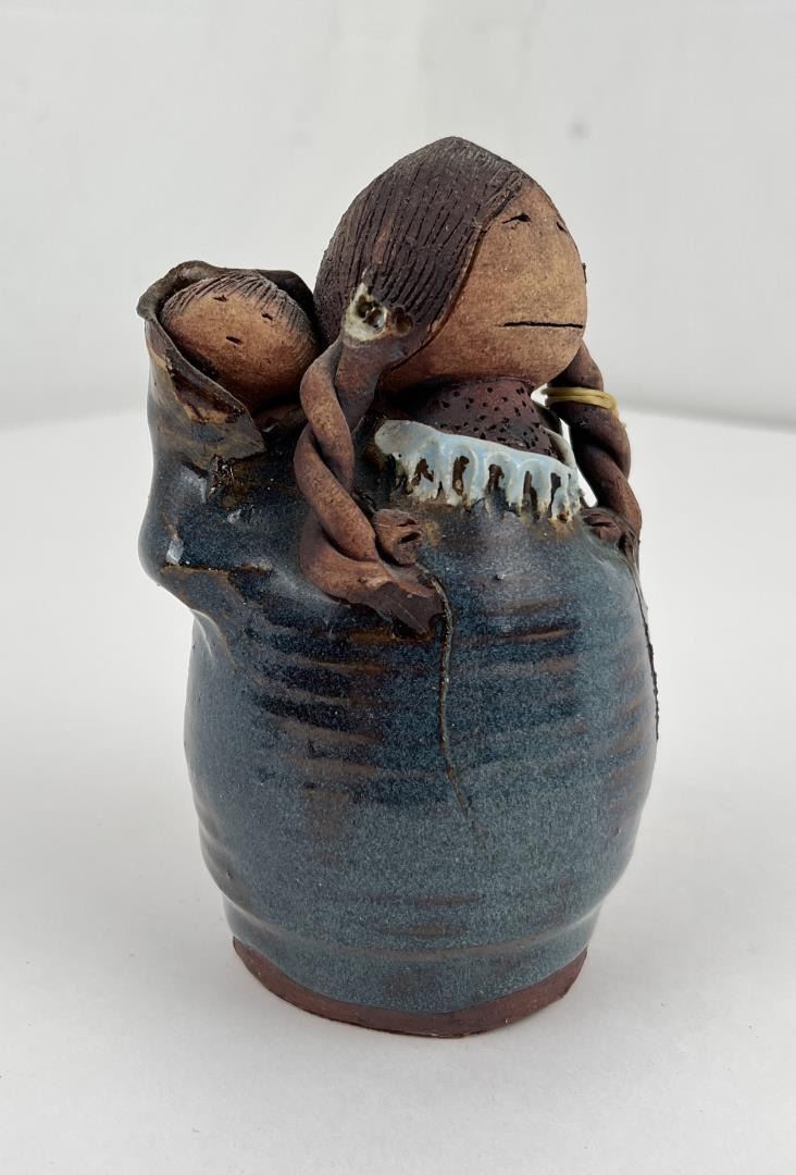 Val Knight Montana Studio Pottery Stoneware Figure