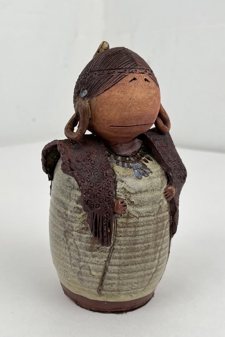Val Knight Montana Studio Pottery Stoneware Figure