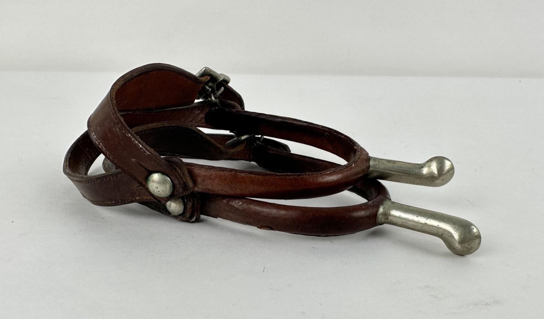 Pair of Leather Wrapped US Cavalry Spurs