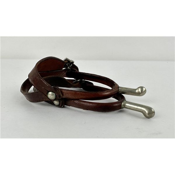 Pair of Leather Wrapped US Cavalry Spurs