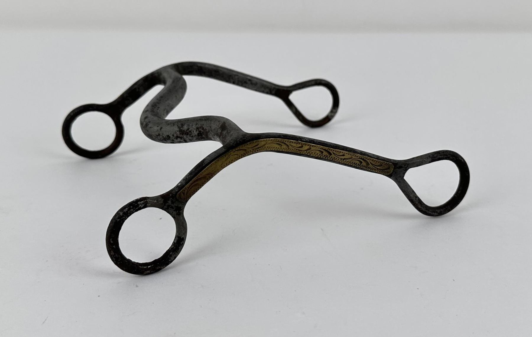 Silver Overlay Cowboy Horse Bit