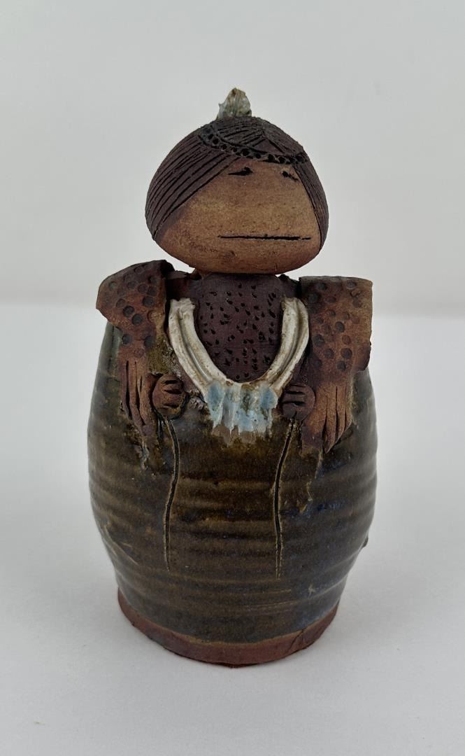 Val Knight Montana Studio Pottery Stoneware Figure