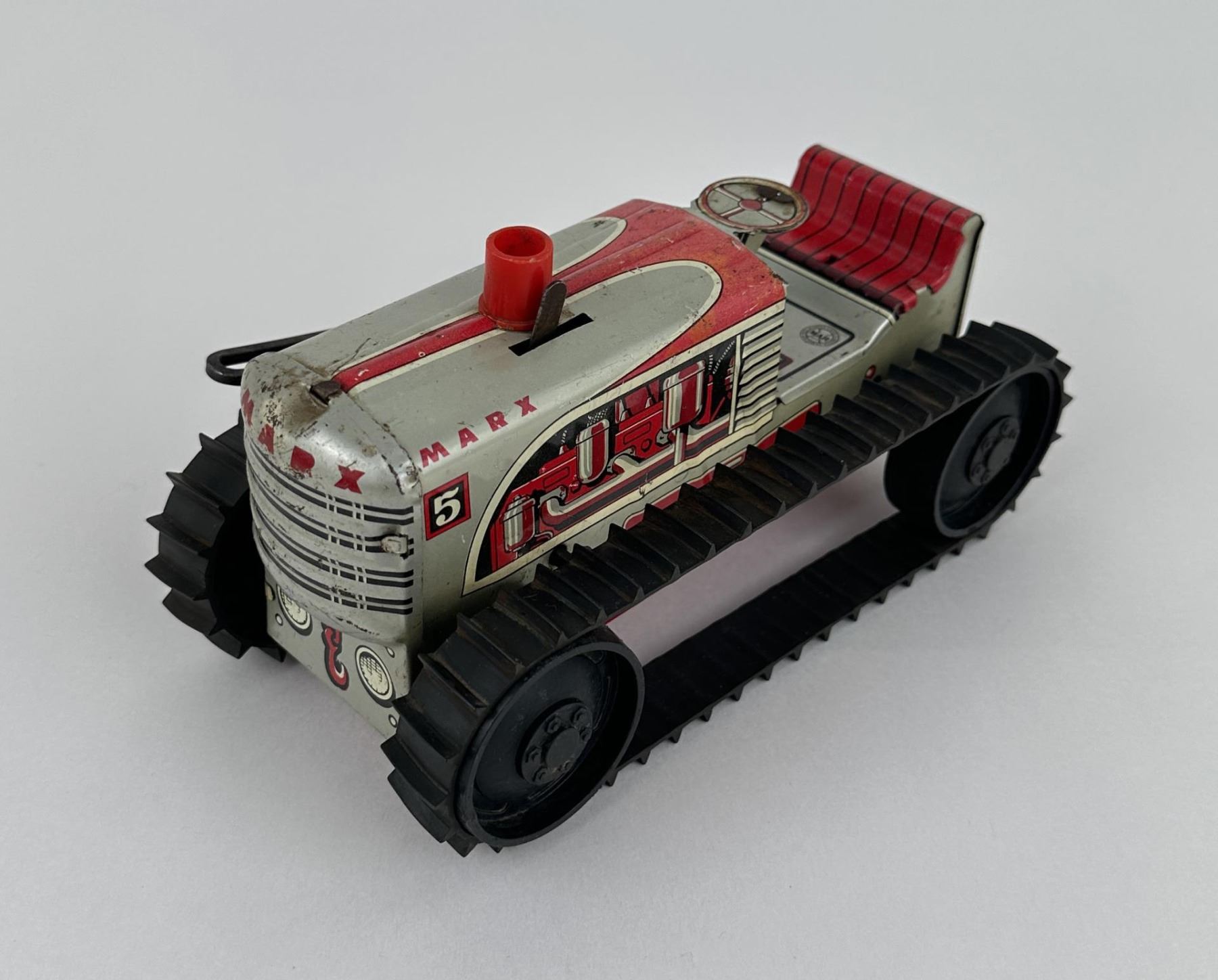 Marx 5 Climbing Tractor Crawler Toy