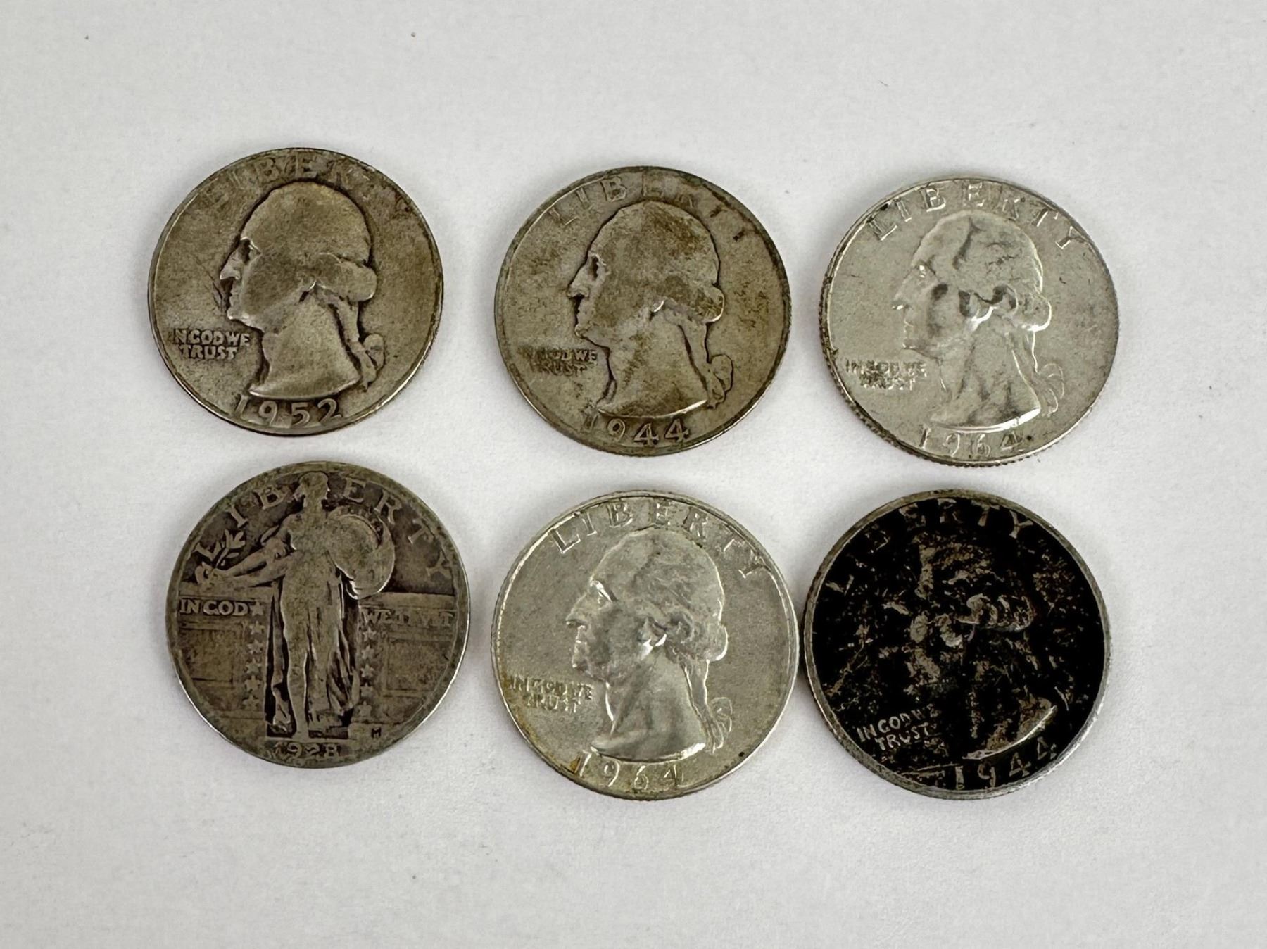 Six Silver Quarters