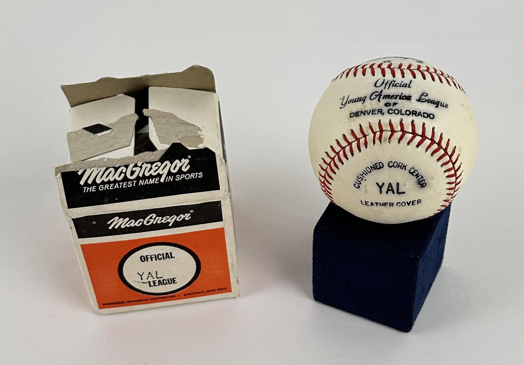 Young America League Baseball MacGregor Baseball