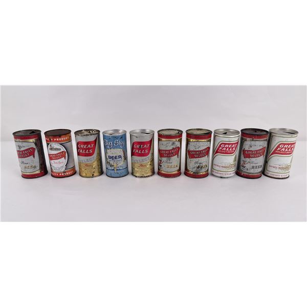 Collection of Montana Beer Cans