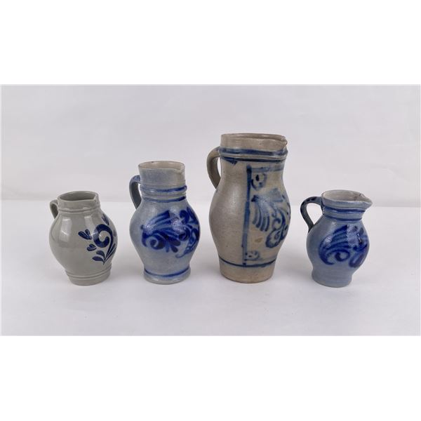 Westerwald German Stoneware Crock Pitchers