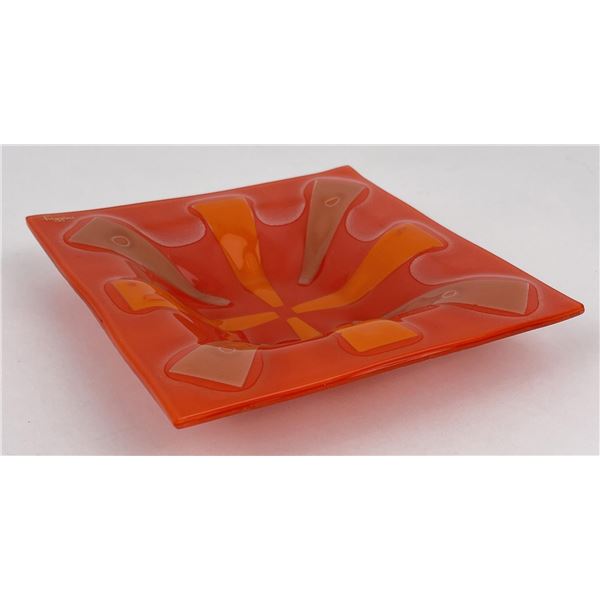 Mid Century Higgins Art Glass Bowl