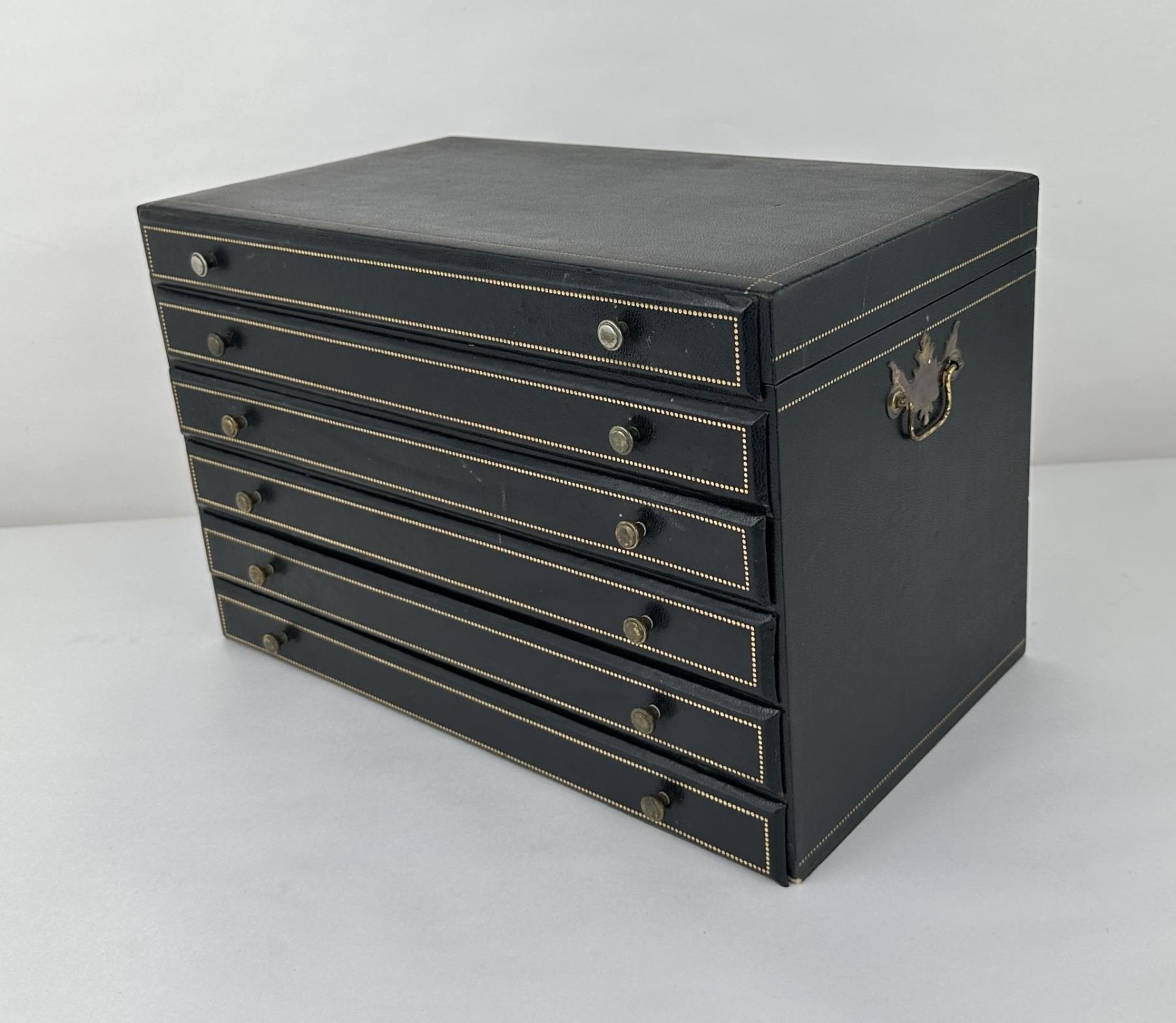 Leather Covered Jewelry Box
