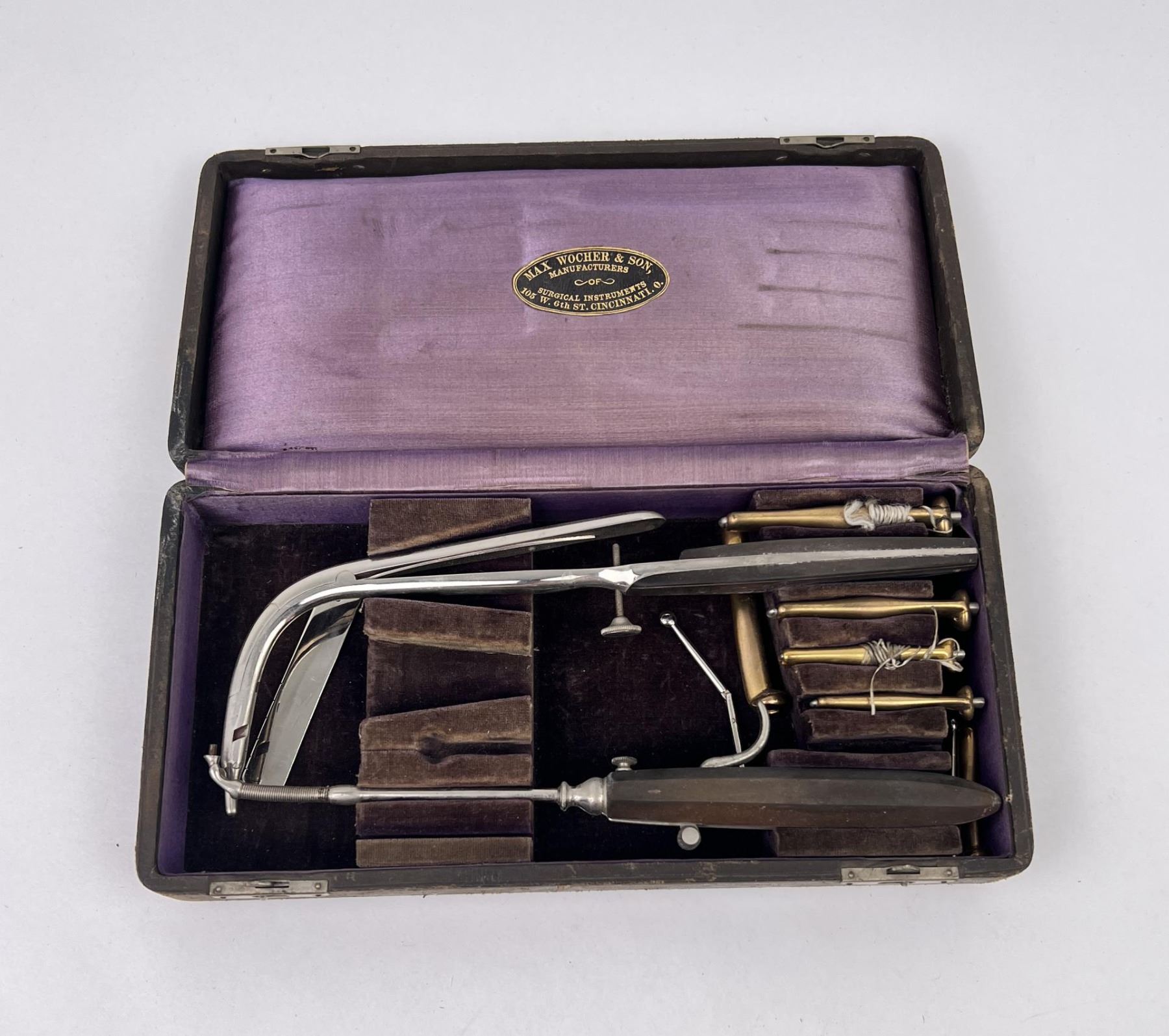 Civil War Diphtheria Intubation Kit Max Wocher
